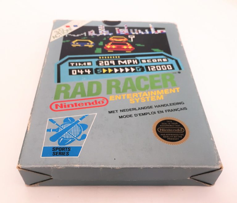 JEU NINTENDO NES RAD RACER - Boutique Univers Vintage