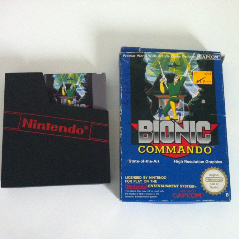 JEU NINTENDO NES BIONIC COMMANDO - Boutique Univers Vintage