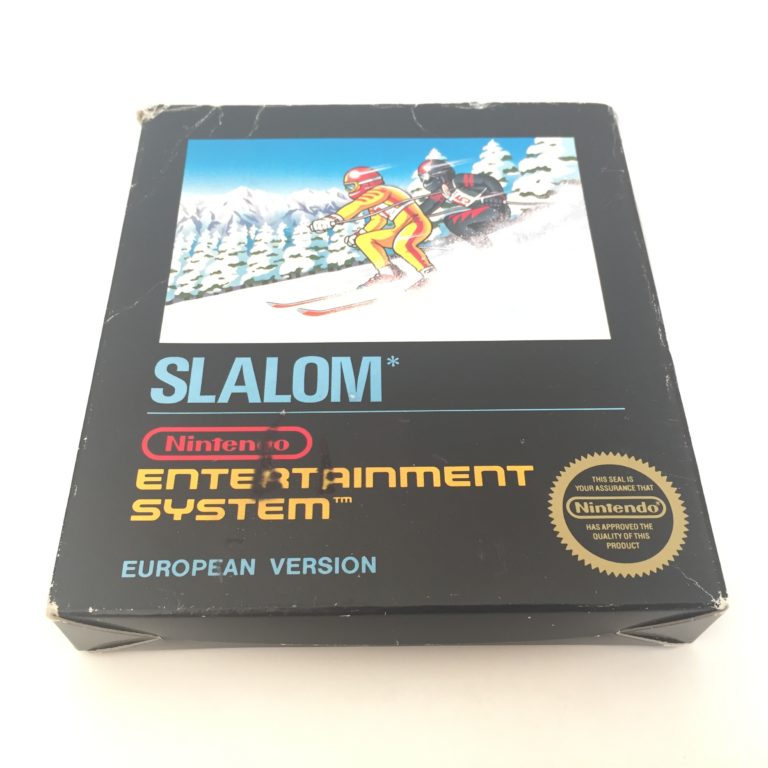 JEU NINTENDO NES SLALOM SMALL BOX - Boutique Univers Vintage