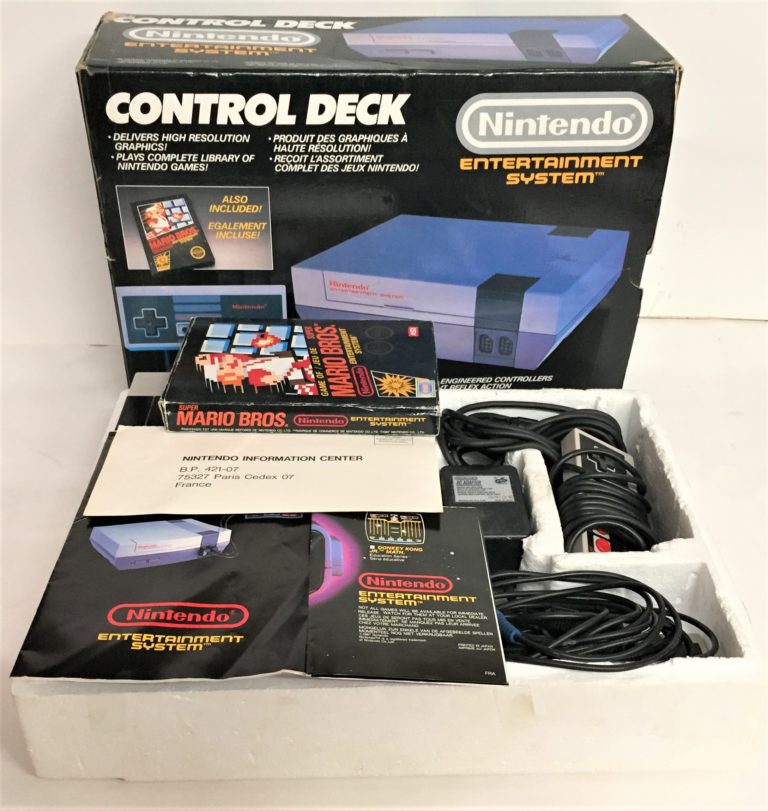CONSOLE NINTENDO NES CONTROL DECK ASD - Boutique Univers Vintage