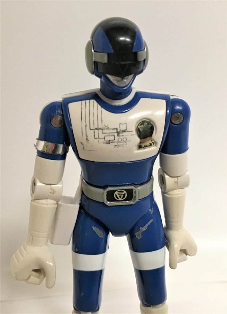 FIGURINE BIOMAN BLEU - Boutique Univers Vintage