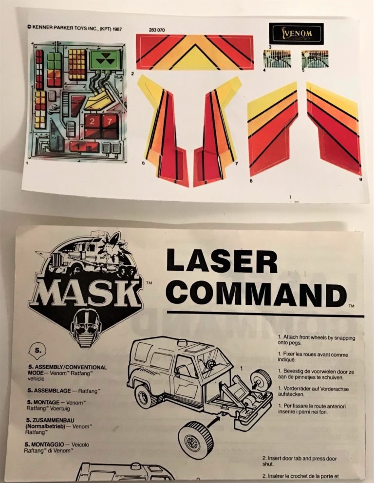 MASK LASER COMMAND LOOSE - Boutique Univers Vintage