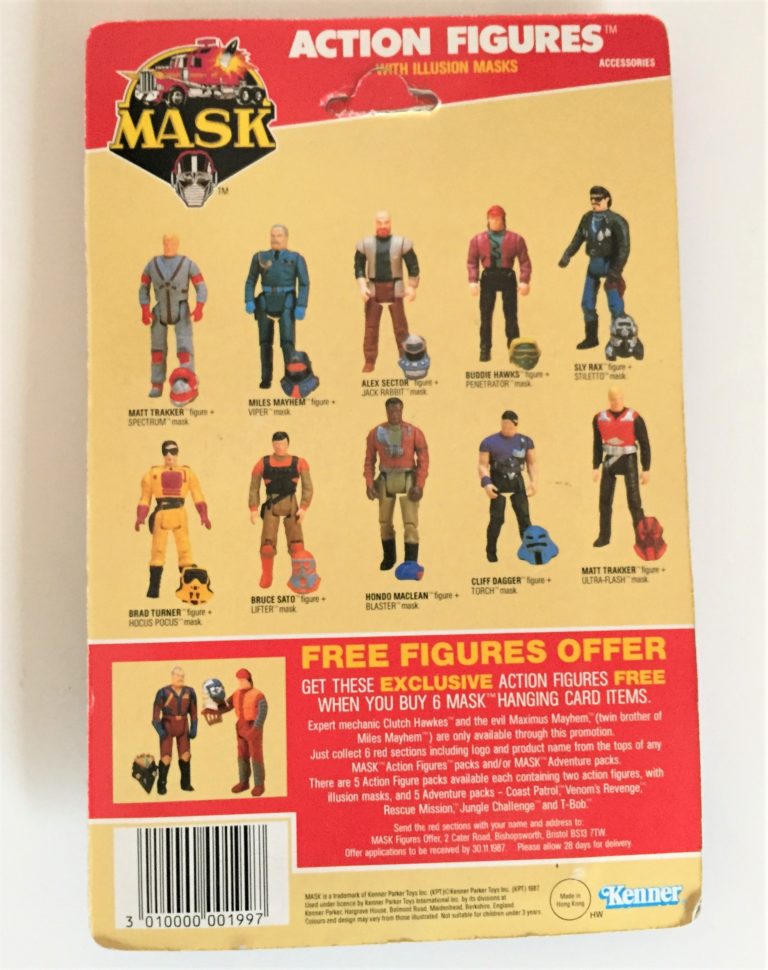 MASK MOC ACTION FIGURES TRAKKER ET MAYHEM - Boutique Univers Vintage