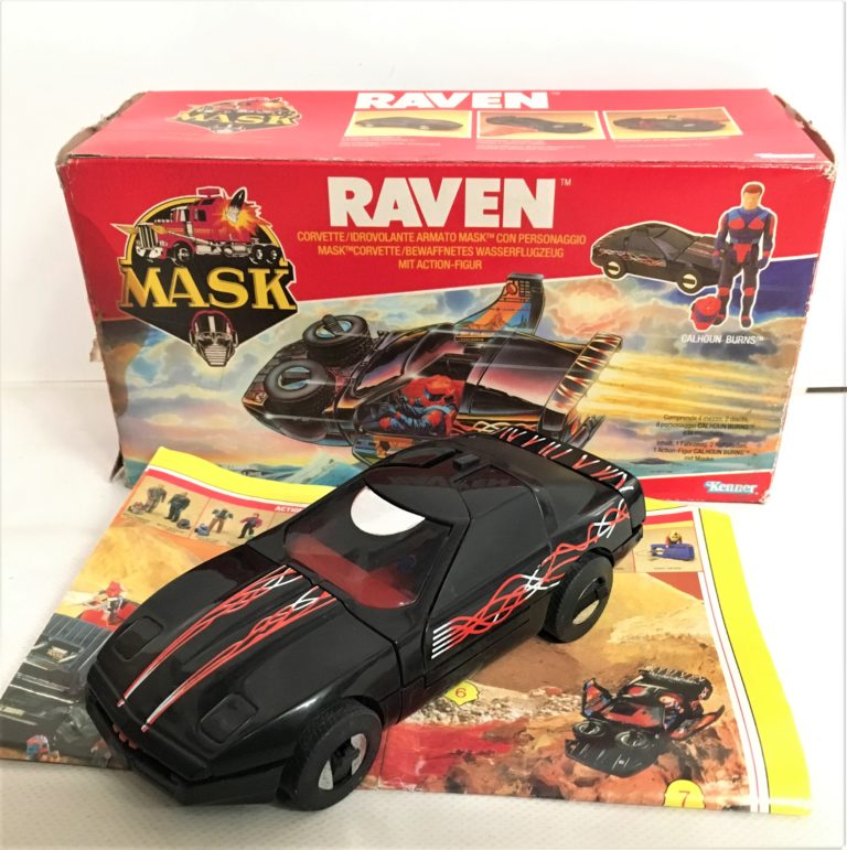KENNER MASK RAVEN VINTAGE - Boutique Univers Vintage