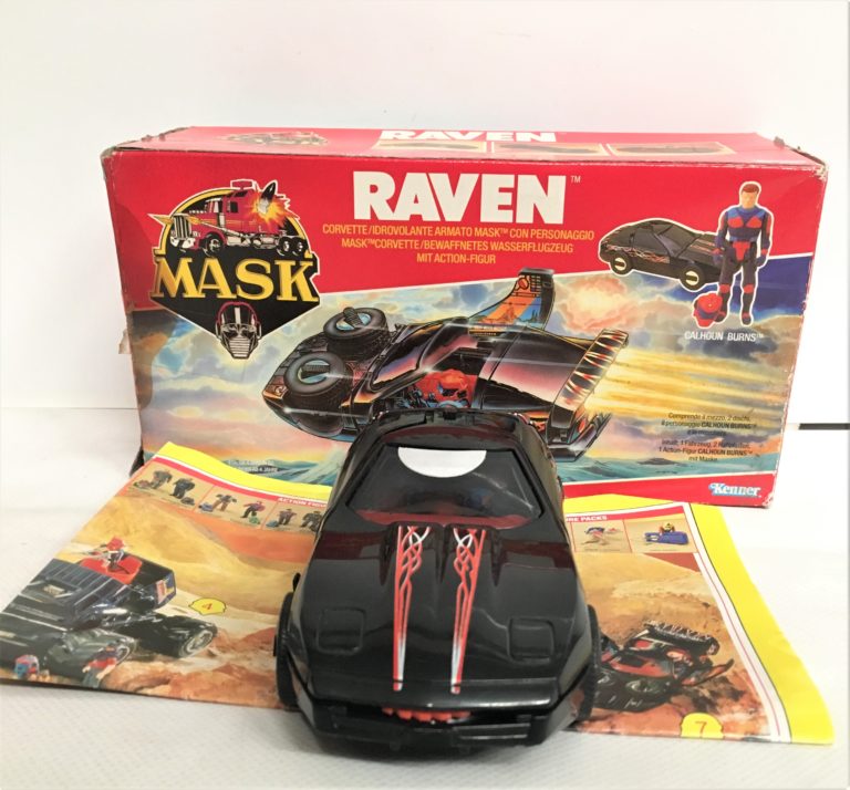 KENNER MASK RAVEN VINTAGE - Boutique Univers Vintage