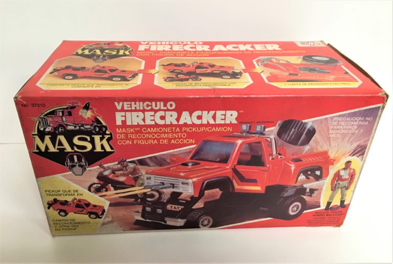MASK KENNER FIRECRACKER ARG - Boutique Univers Vintage