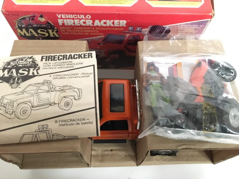 MASK KENNER FIRECRACKER ARG - Boutique Univers Vintage