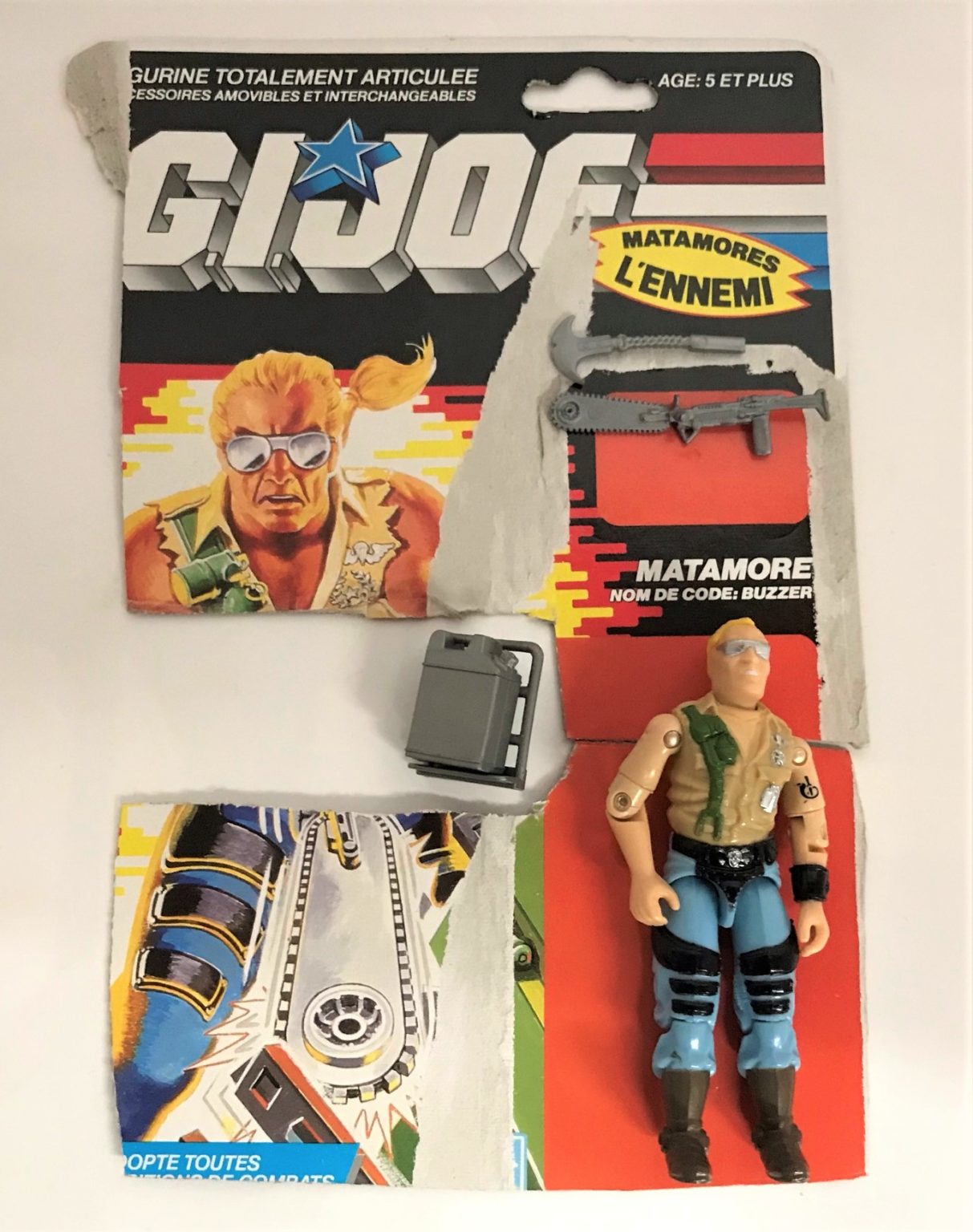 GI JOE BUZZER EN CARD - Boutique Univers Vintage