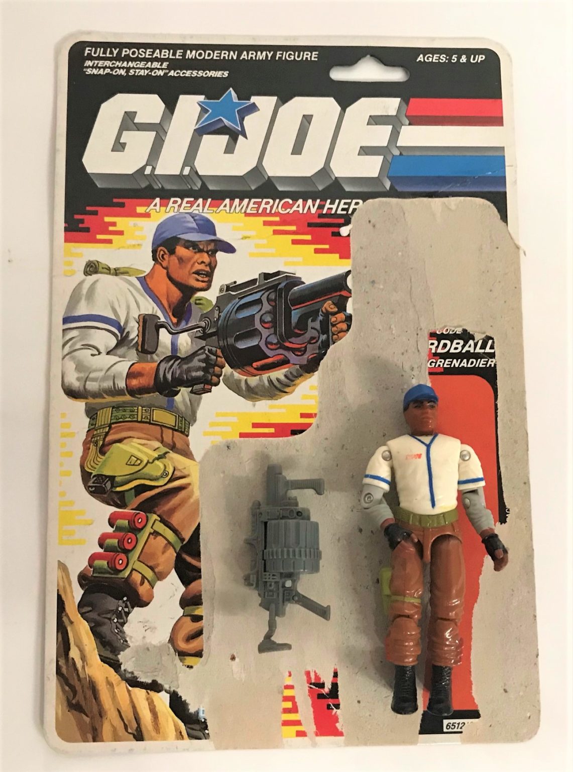 GI JOE HARDBALL AVEC CARD - Boutique Univers Vintage