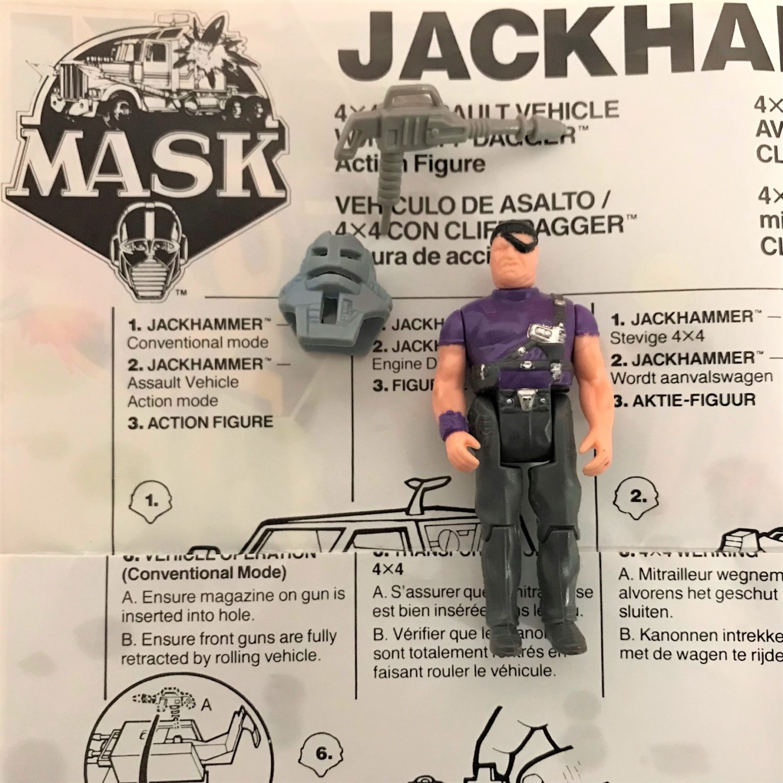 MASK JACKHAMMER VINTAGE - Boutique Univers Vintage