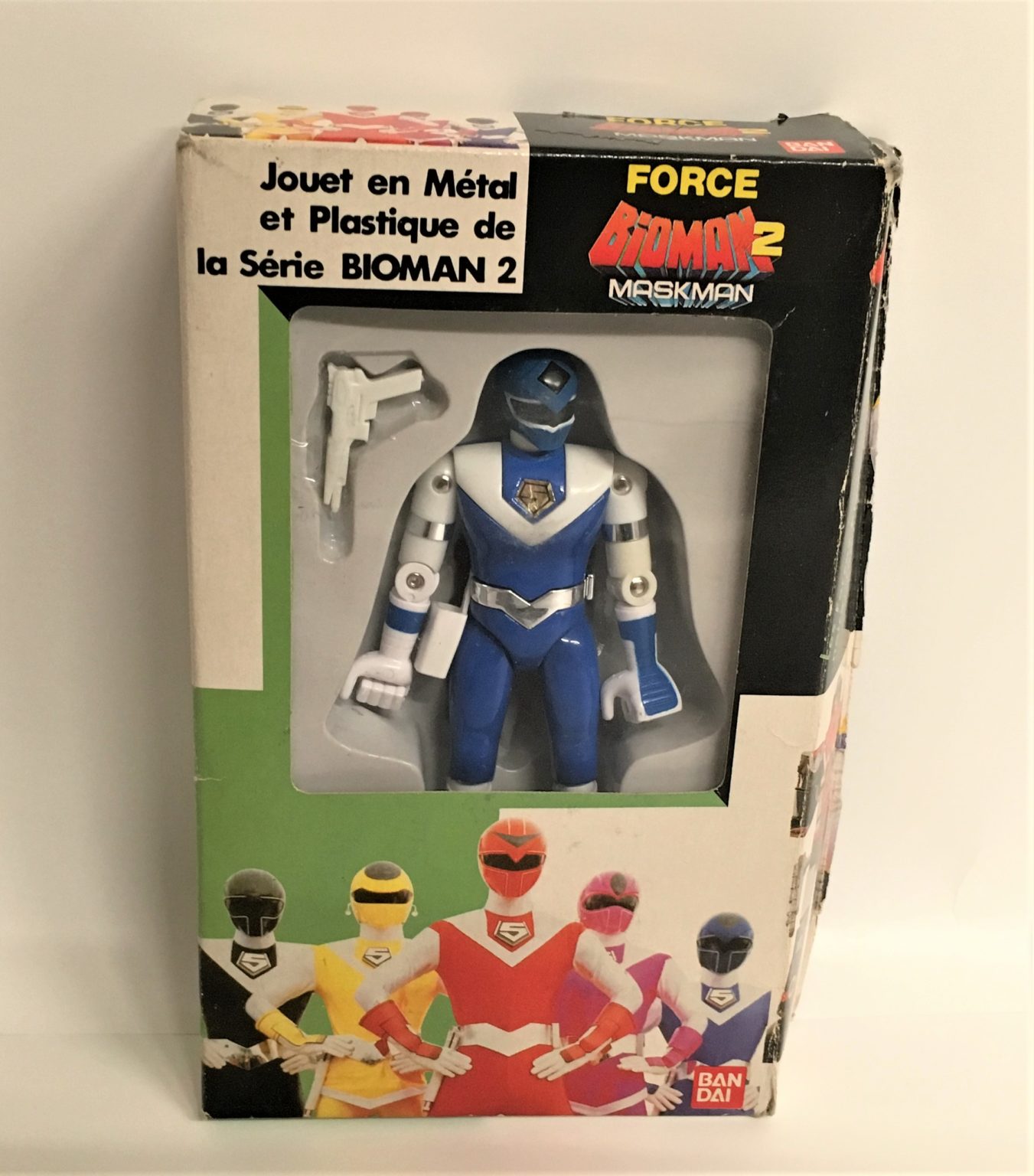FIGURINE BIOMAN MASKMAN BLEU - Boutique Univers Vintage