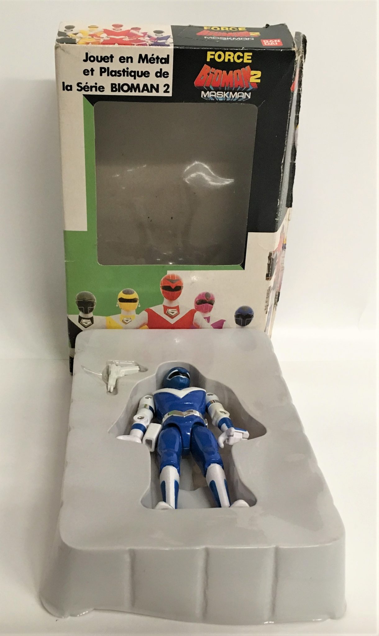 FIGURINE BIOMAN MASKMAN BLEU - Boutique Univers Vintage