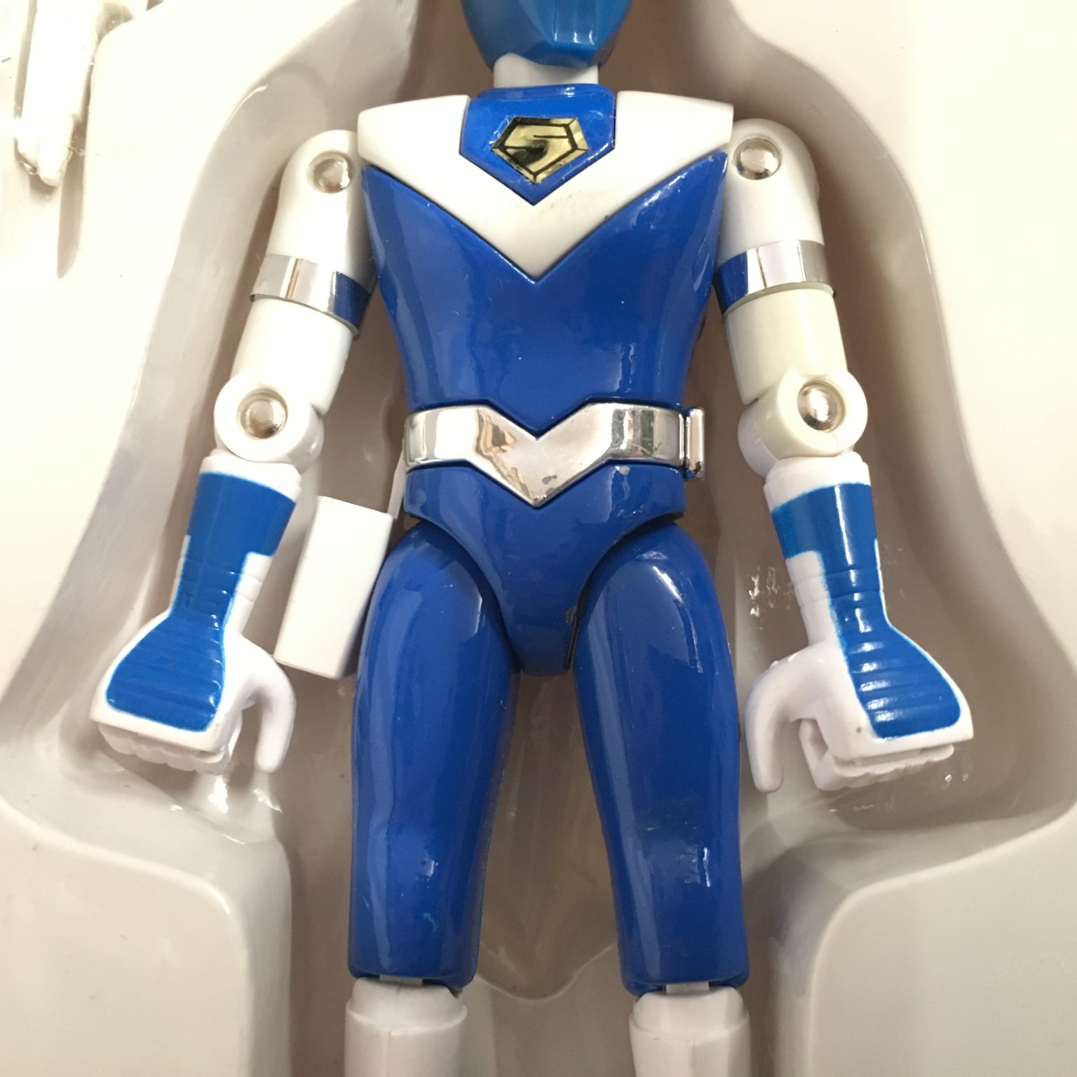 FIGURINE BIOMAN MASKMAN BLEU - Boutique Univers Vintage