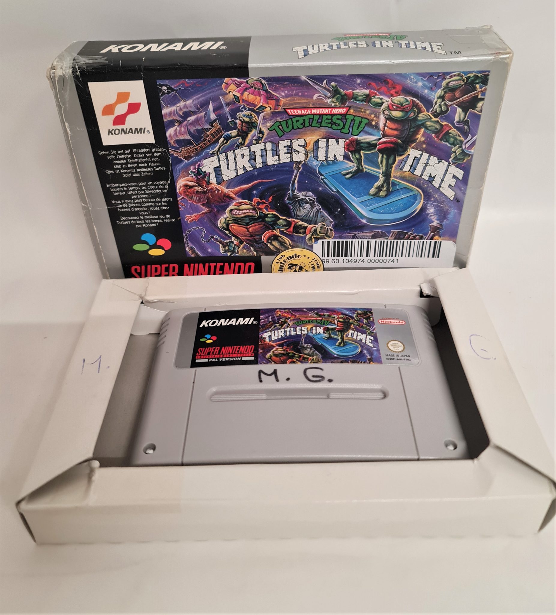 JEU SUPER NINTENDO TURTLES IN TIME - Boutique Univers Vintage