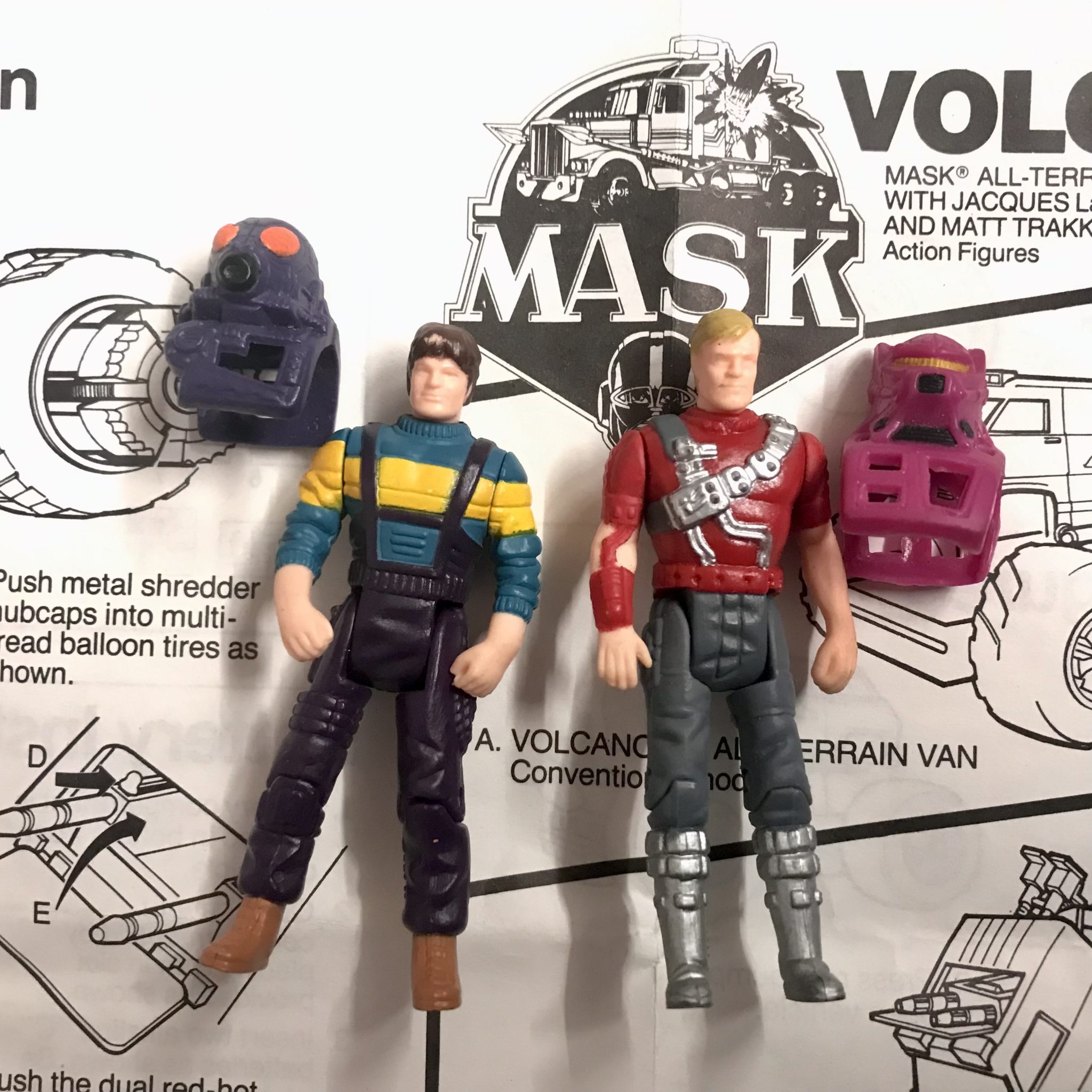 MASK VOLCANO VINTAGE KENNER - Boutique Univers Vintage