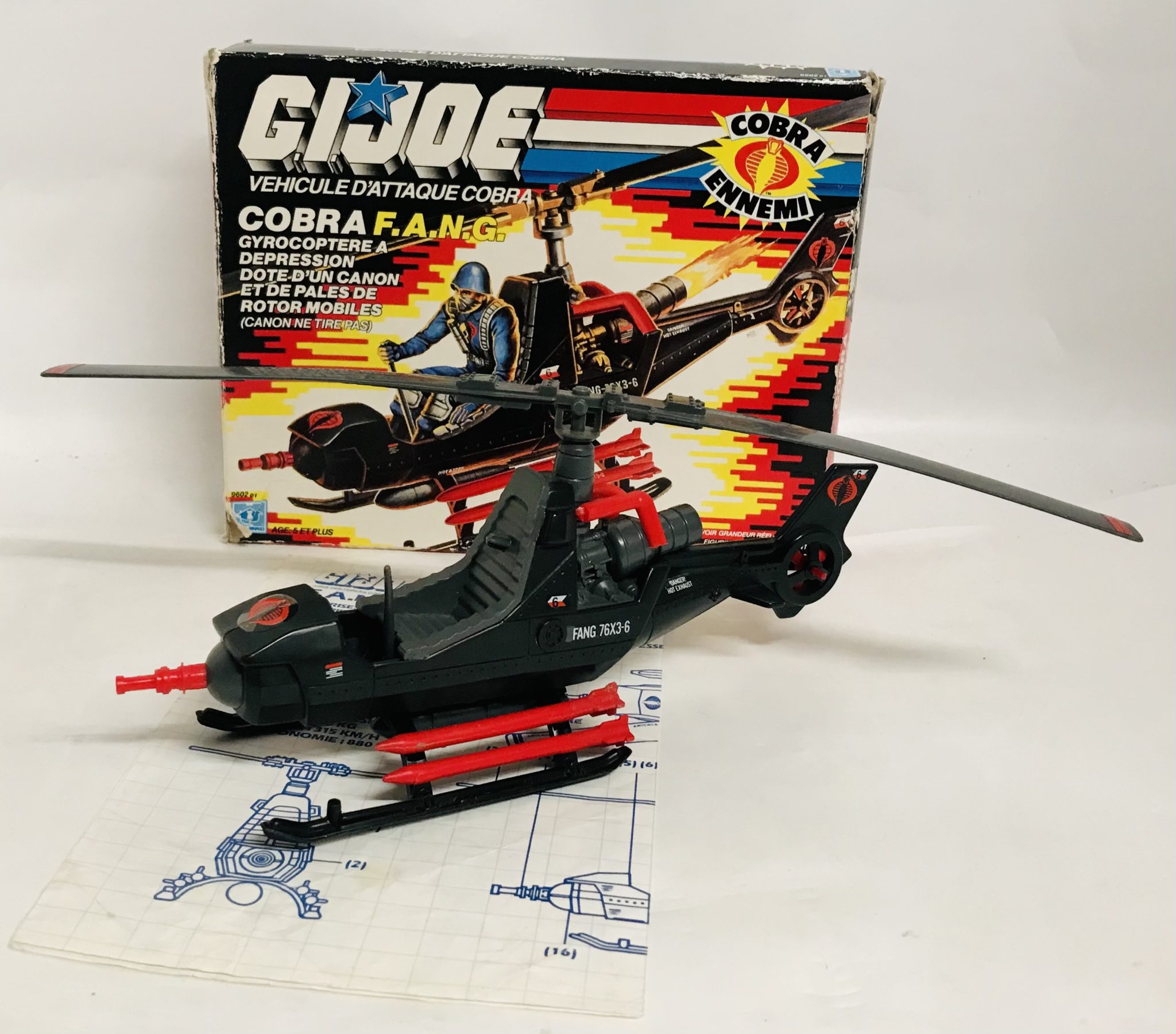 GI JOE COBRA FANG VINTAGE - Boutique Univers Vintage