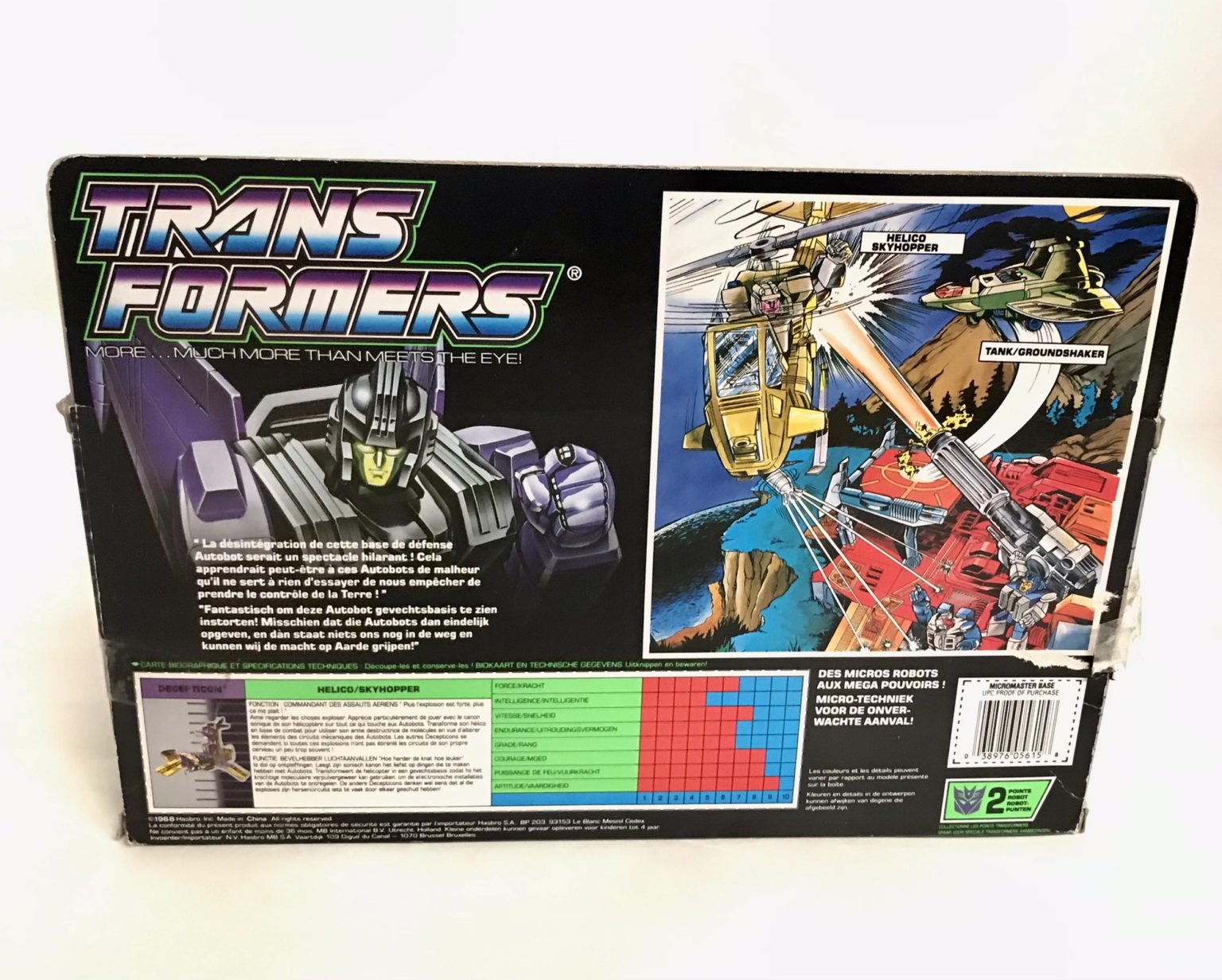 TRANSFORMERS MICROMASTER BASE - Boutique Univers Vintage