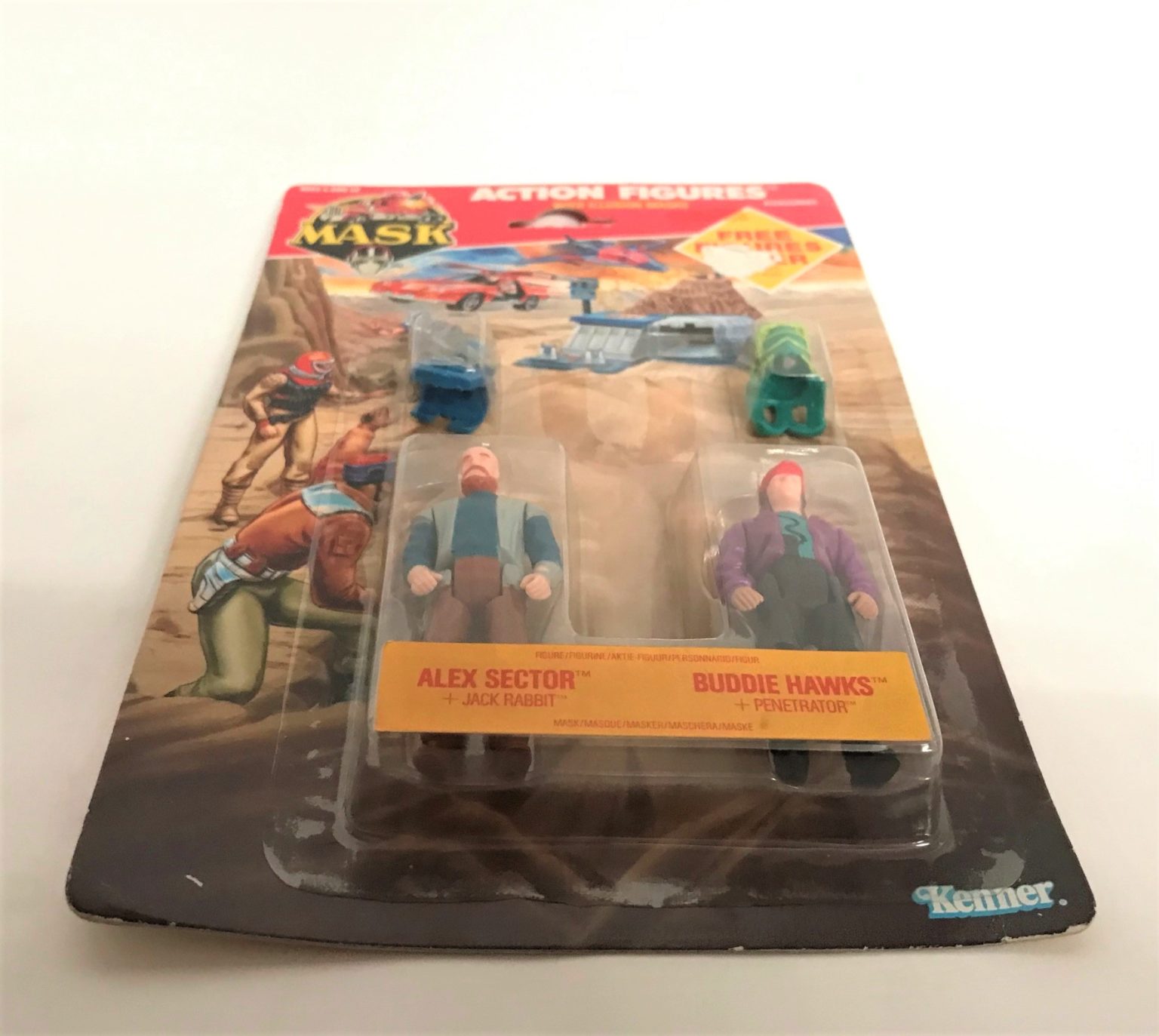 MASK BLISTER ACTION FIGURES SECTOR ET HAWKS - Boutique Univers Vintage